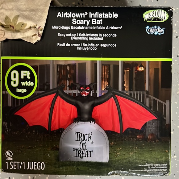 Airblown Inflatable | Holiday | Halloween Airblown Inflatable Scary Bat ...